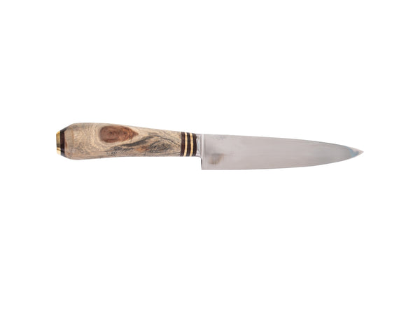 Wood Handle With Alpaca Silver Gaucho Knife | TATO'S MALLETS