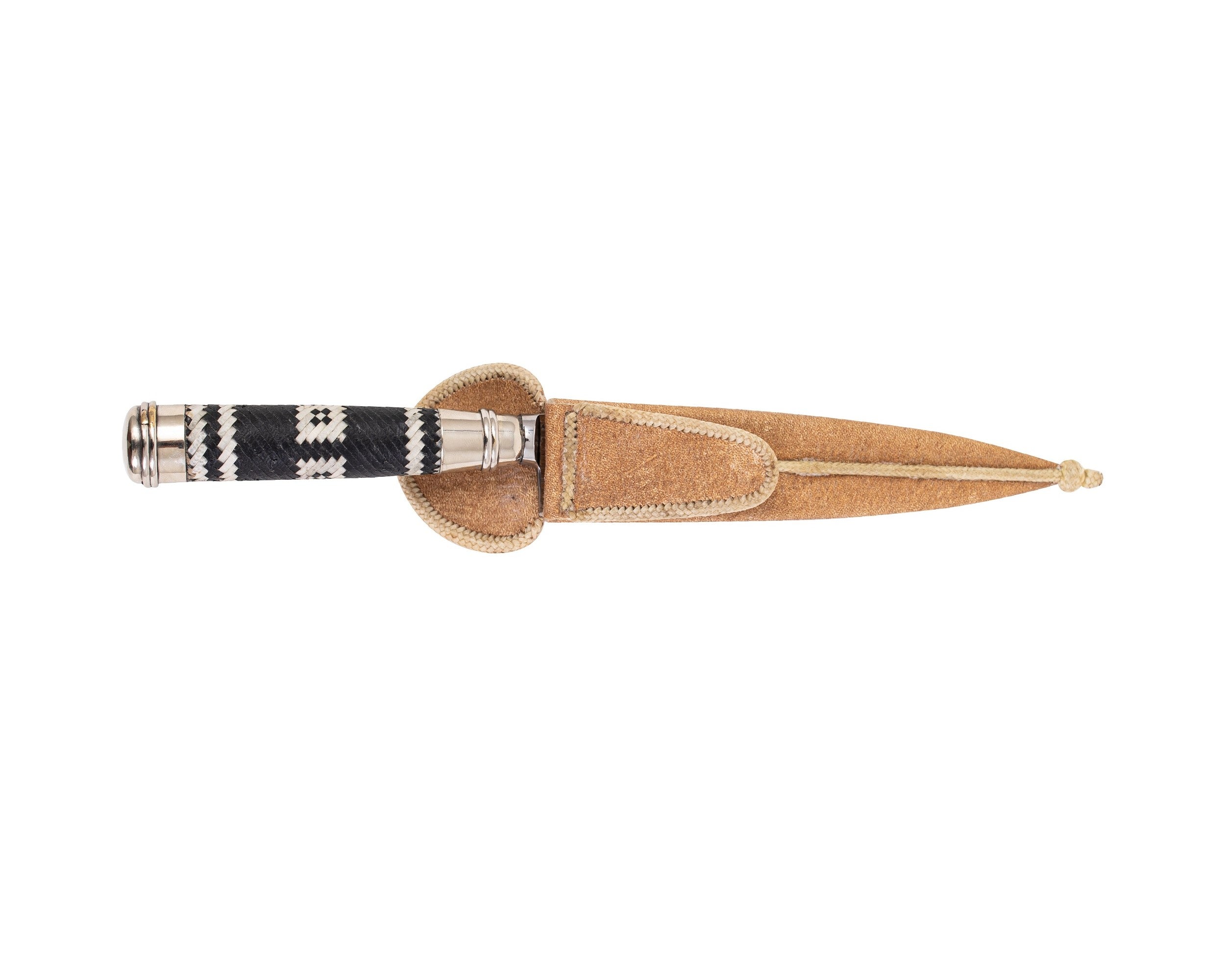 Rawhide Braided Gaucho Knife - Black – TATO'S MALLETS