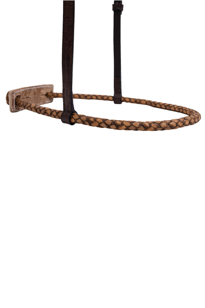 Round Braided Rawhide Caveson / Noseband | TATO'S MALLETS